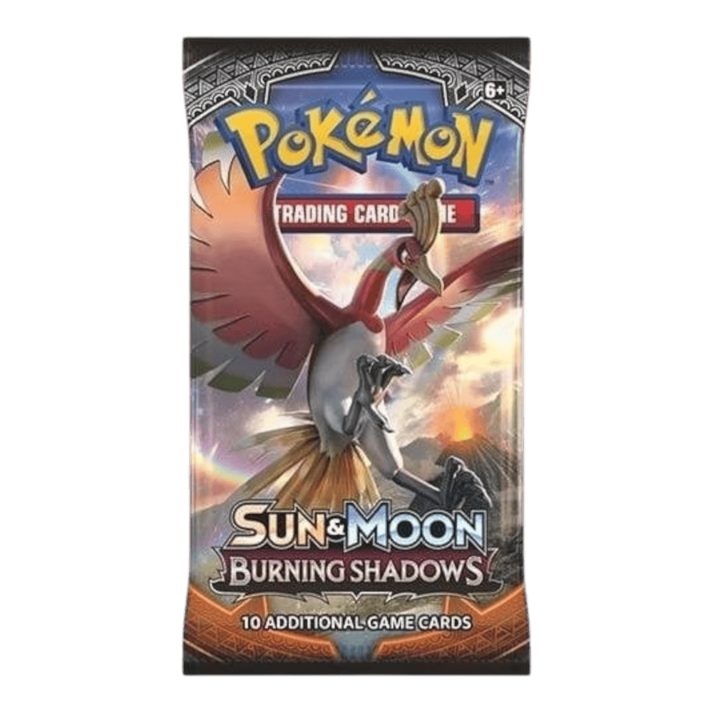 Pokémon Sun and Moon Burning Shadows Booster Pack (10 Cards) | Red ...